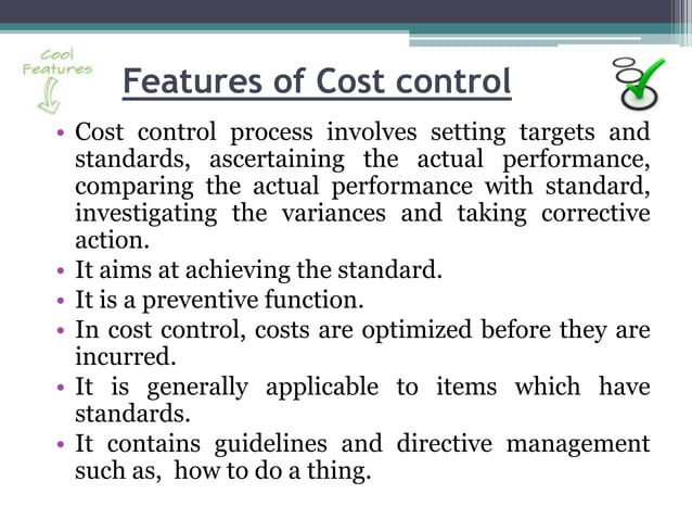 Cost control and reduction | PPTX | Business Accounting & Finance ...