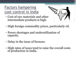 Cost control and reduction | PPTX