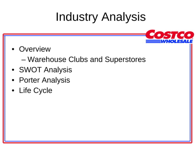 Costco Powerpoint Presentation | PPT | Retail Industry | Industries