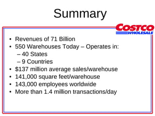Costco Powerpoint Presentation | PPT