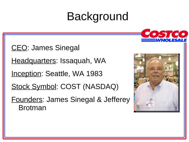 Costco Powerpoint Presentation | PPT | Retail Industry | Industries