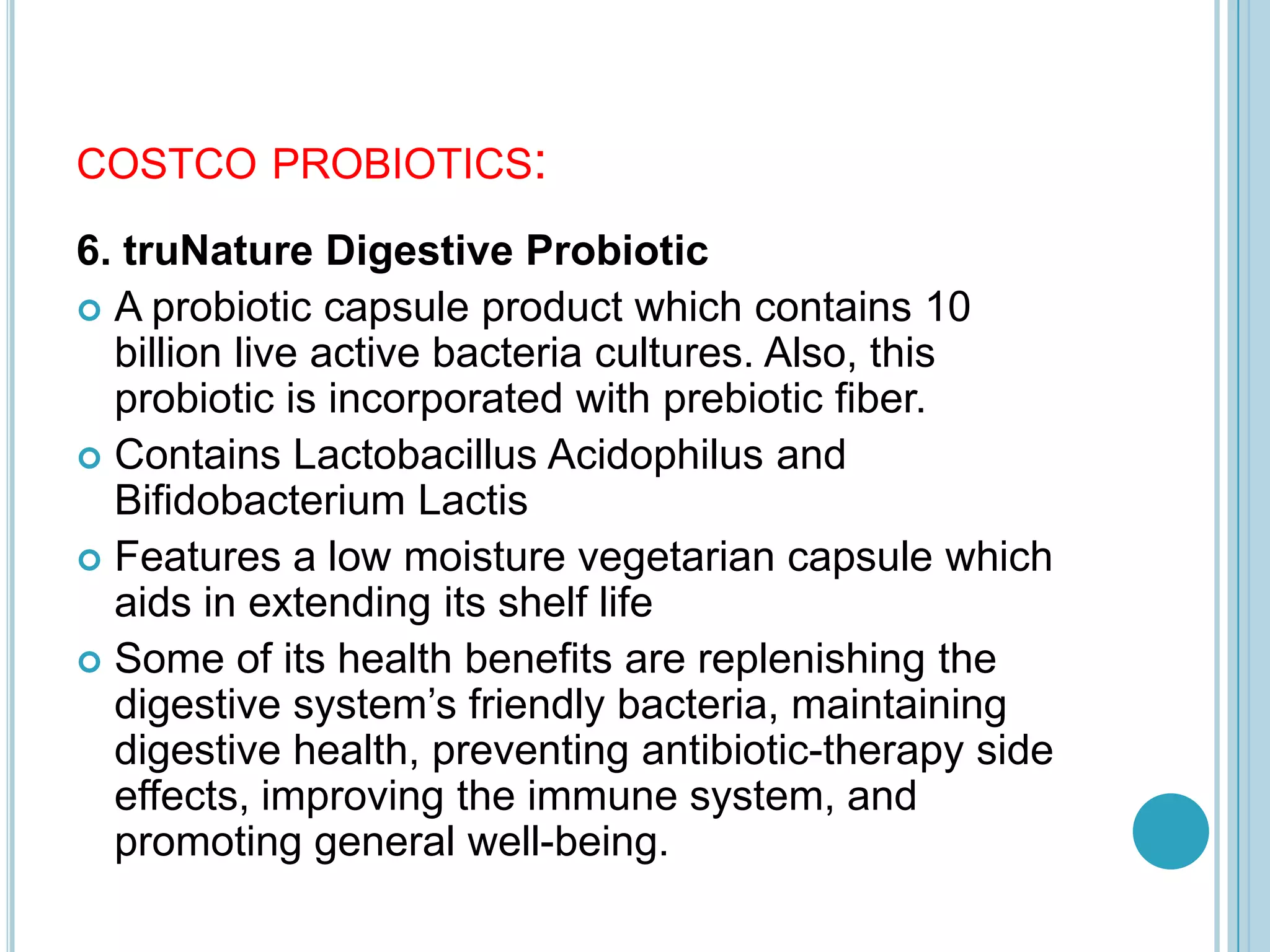 Costco Probiotic | PPTX