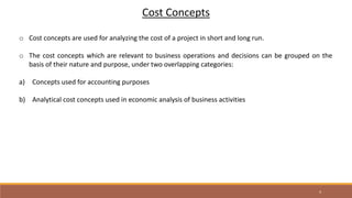 Cost and Cost Concepts | PPTX