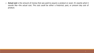 Cost and Cost Concepts | PPTX