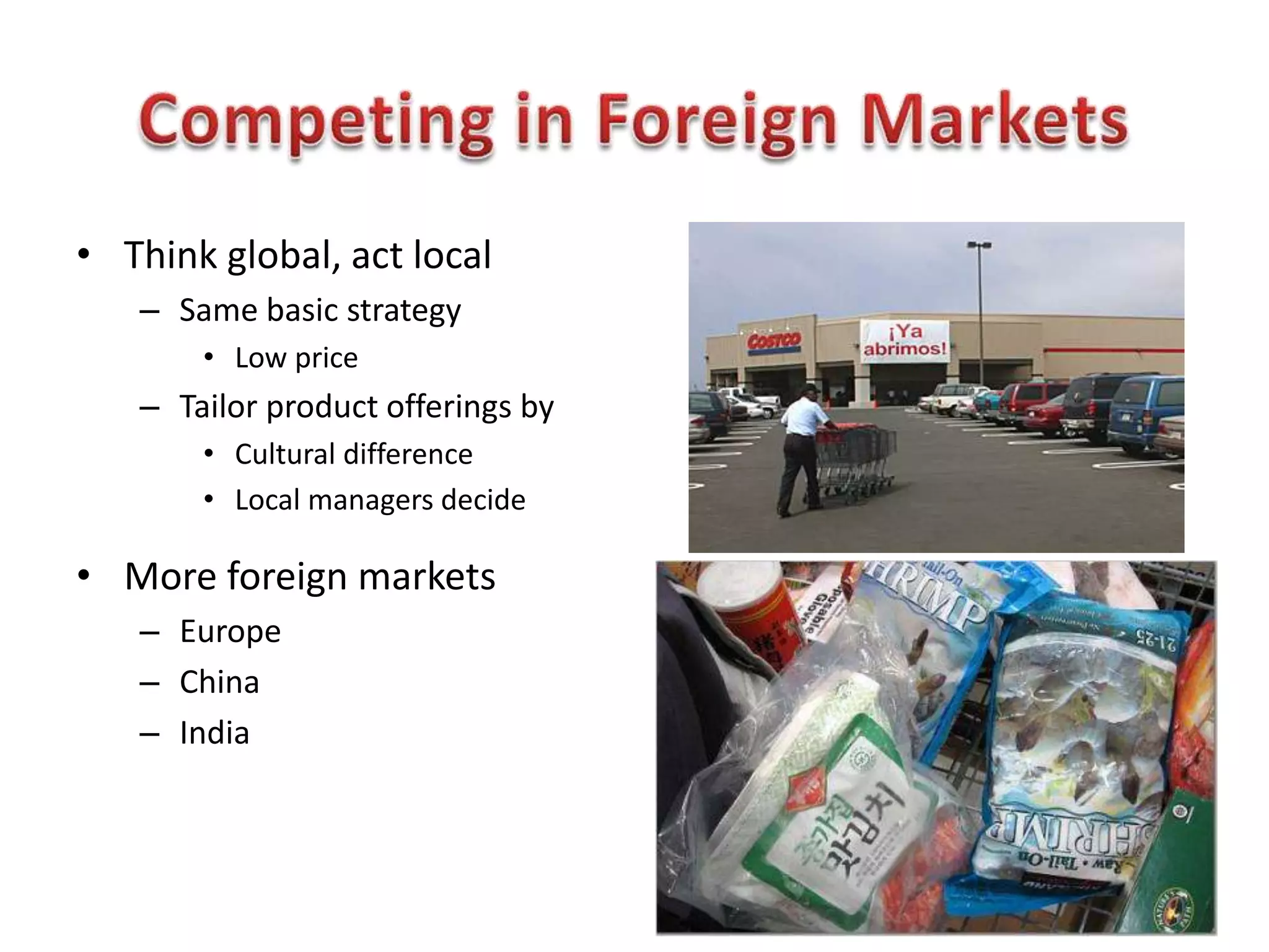 Costco Strategic Plan | PPTX