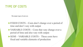 Cost determination and balance sheet | PPTX