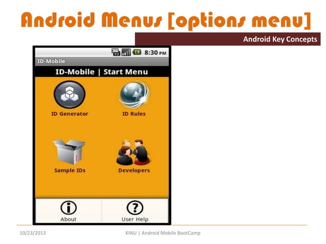 Android Bootcamp Tanzania:Overview of android platform | PPT