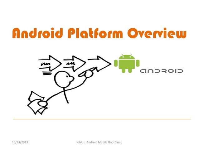 Android Bootcamp Tanzania:Overview of android platform | PPT
