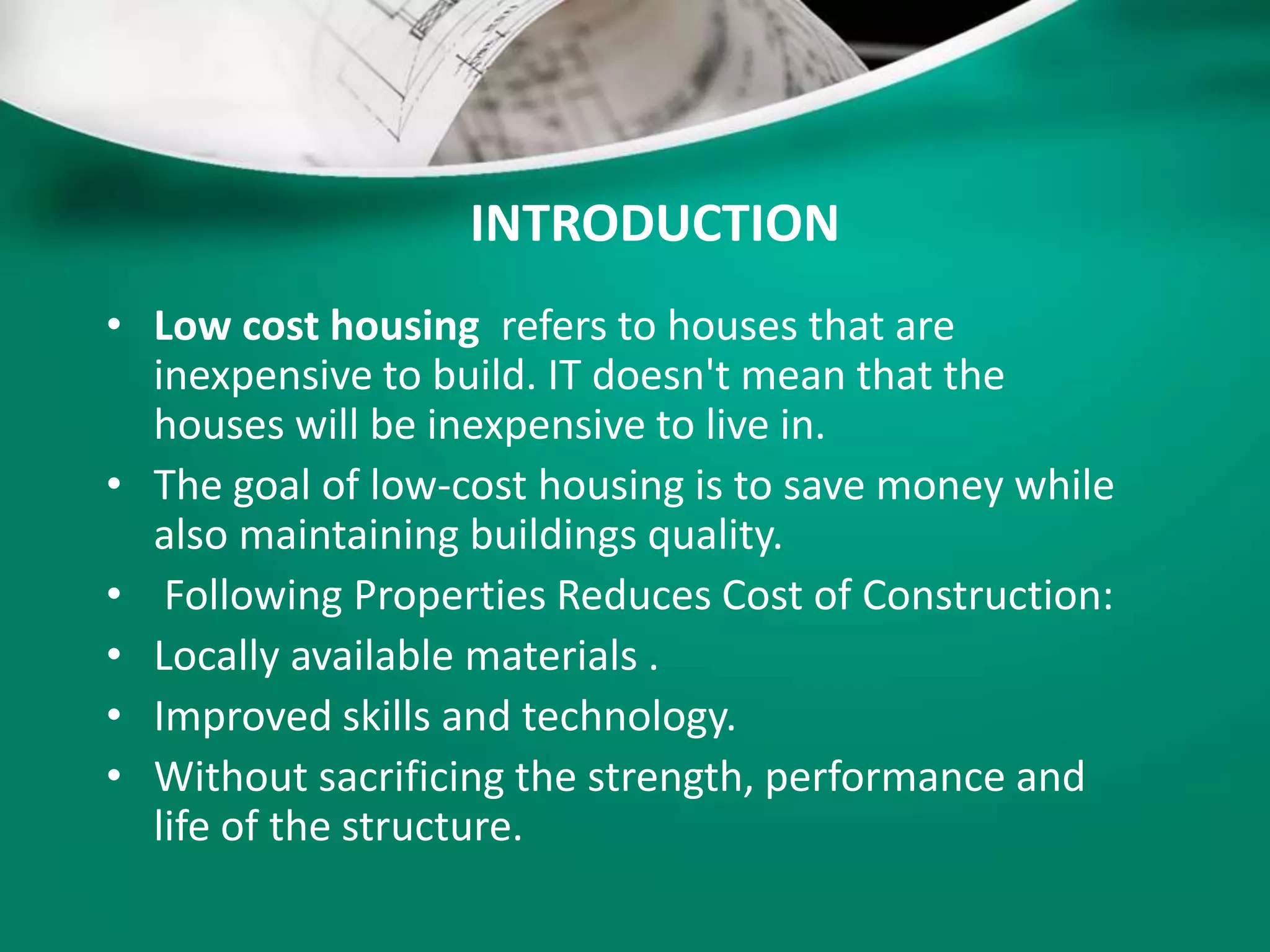 Cost effective construction tech PPT | PPTX