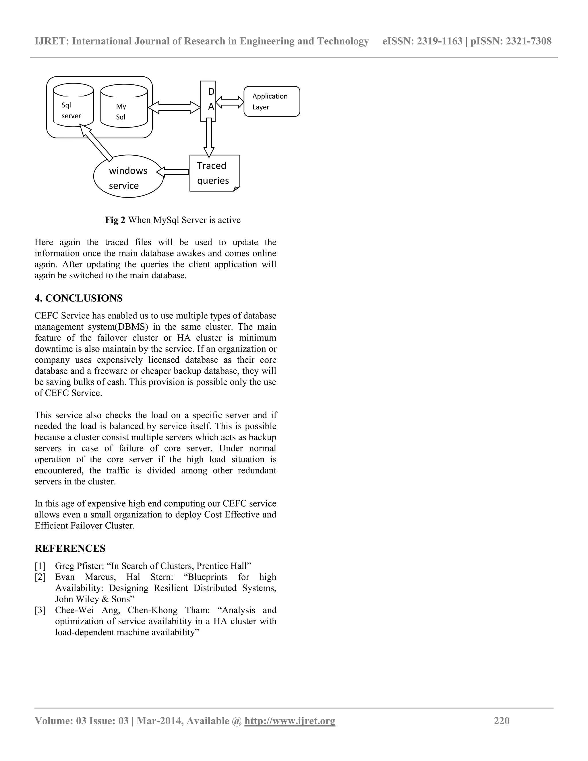 Cost effective failover clustering | PDF