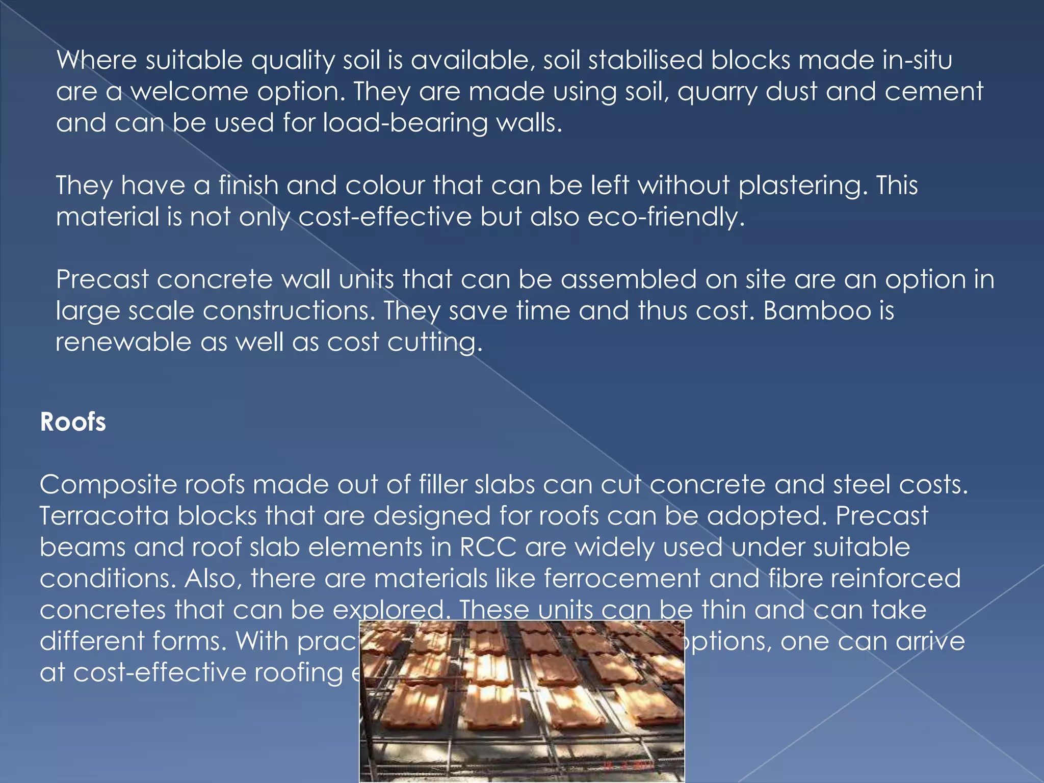 Cost effective materials | PPTX