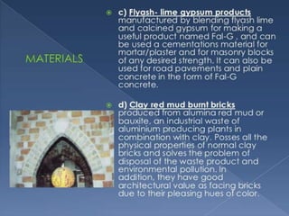 Cost effective materials | PPTX