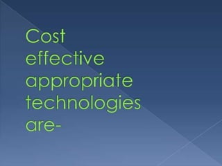 Cost effective materials | PPTX