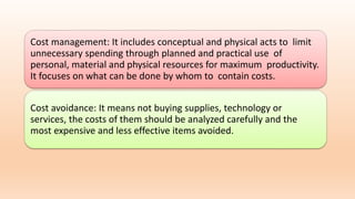 COST EFFECTIVENESS | PPTX