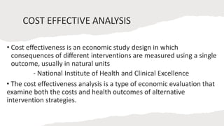 COST EFFECTIVENESS | PPTX