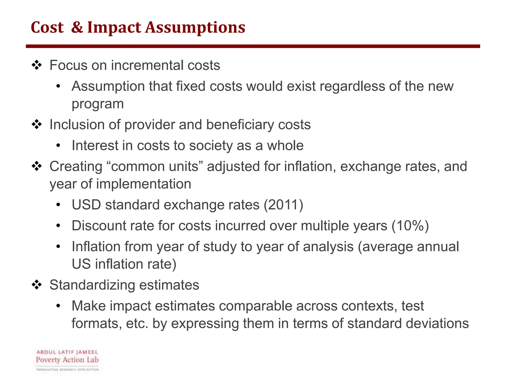 Cost Effectiveness Analysis | PPTX