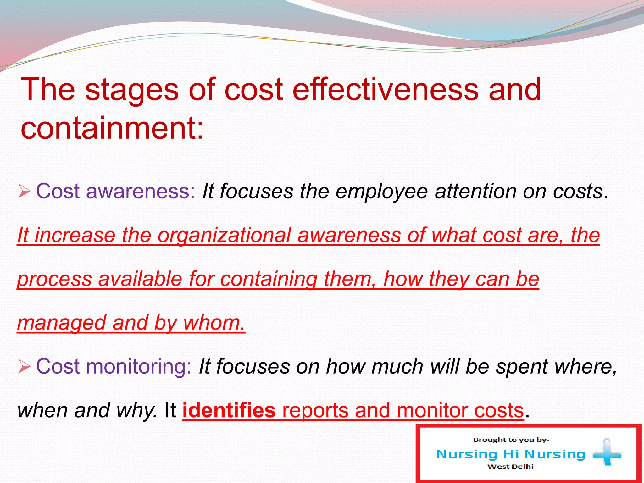 Cost effectiveness and cost efficiency | PPT