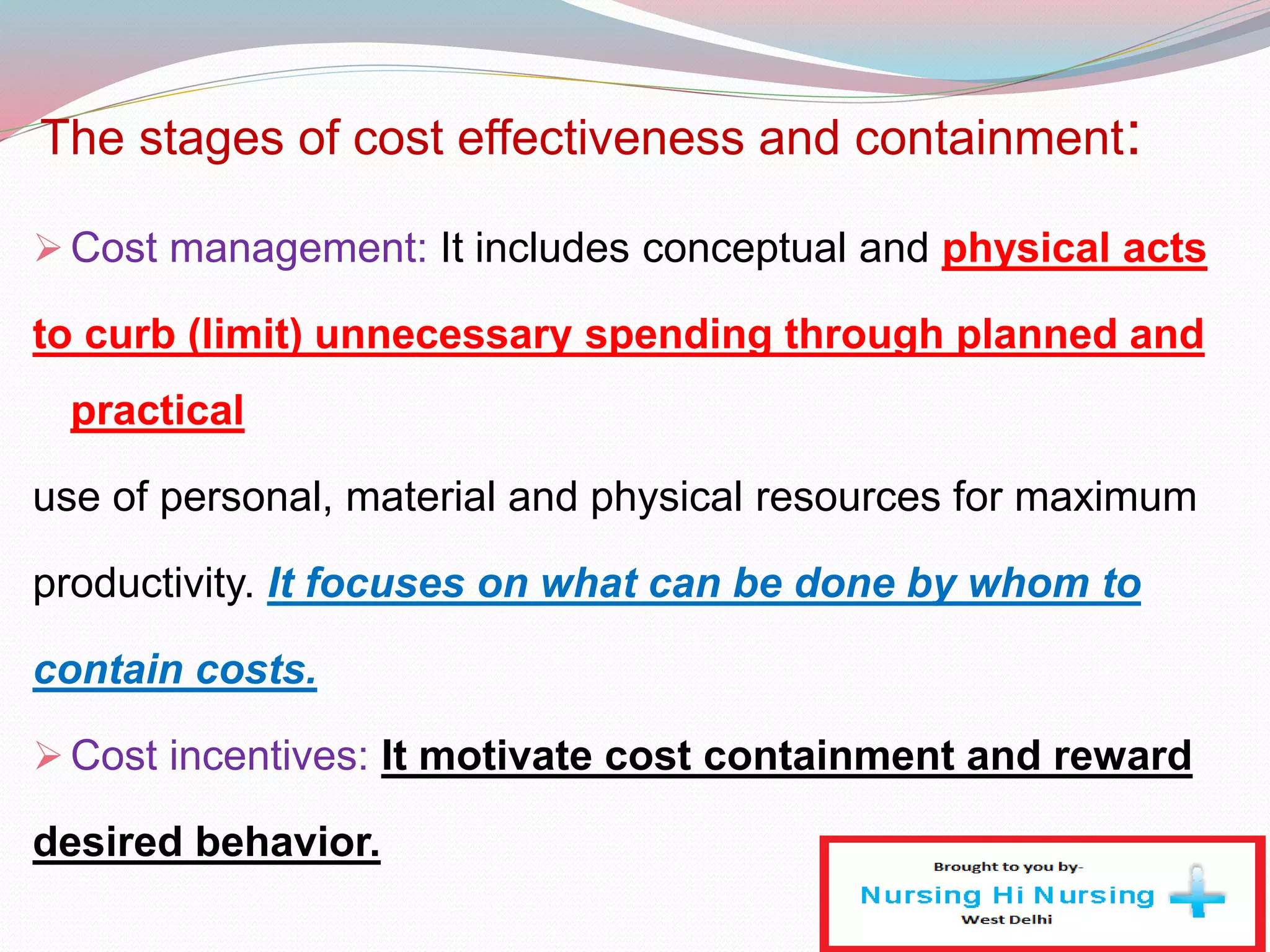 Cost effectiveness and cost efficiency | PPT