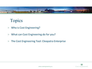 Cost Engineering Introduction | PDF