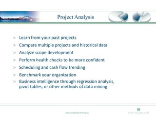 Cost Engineering for Projects | PDF