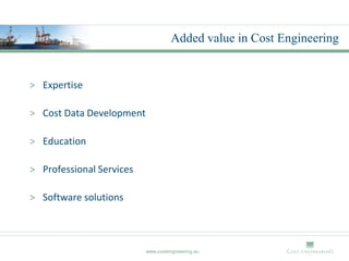 Cost Engineering for Projects | PDF