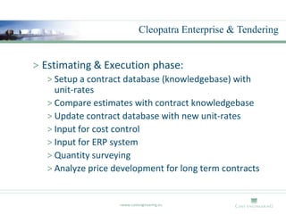 Cost Engineering for Tendering & Contracting | PDF