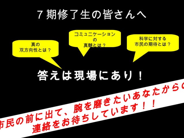 Co step3期修了生チーム活動報告[1] | PPT