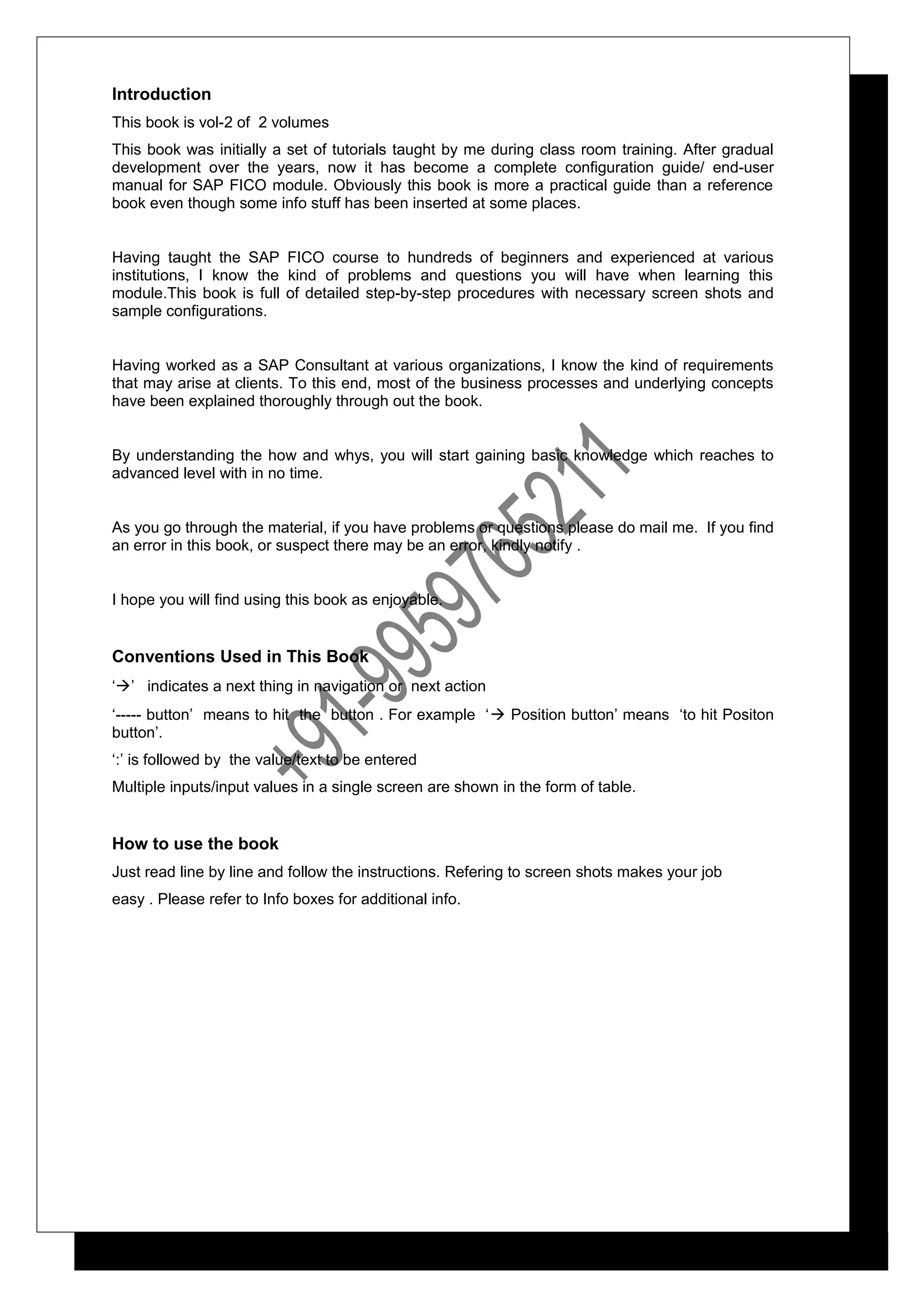 SAP CO step by step config guide & user manual part 1 | DOC