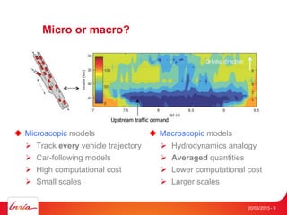 Dynamic road traffic modeling: some elements | PDF