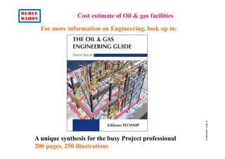 cost estimate for oil and gas plant in petro | PDF