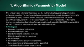Cost estimation | PPSX