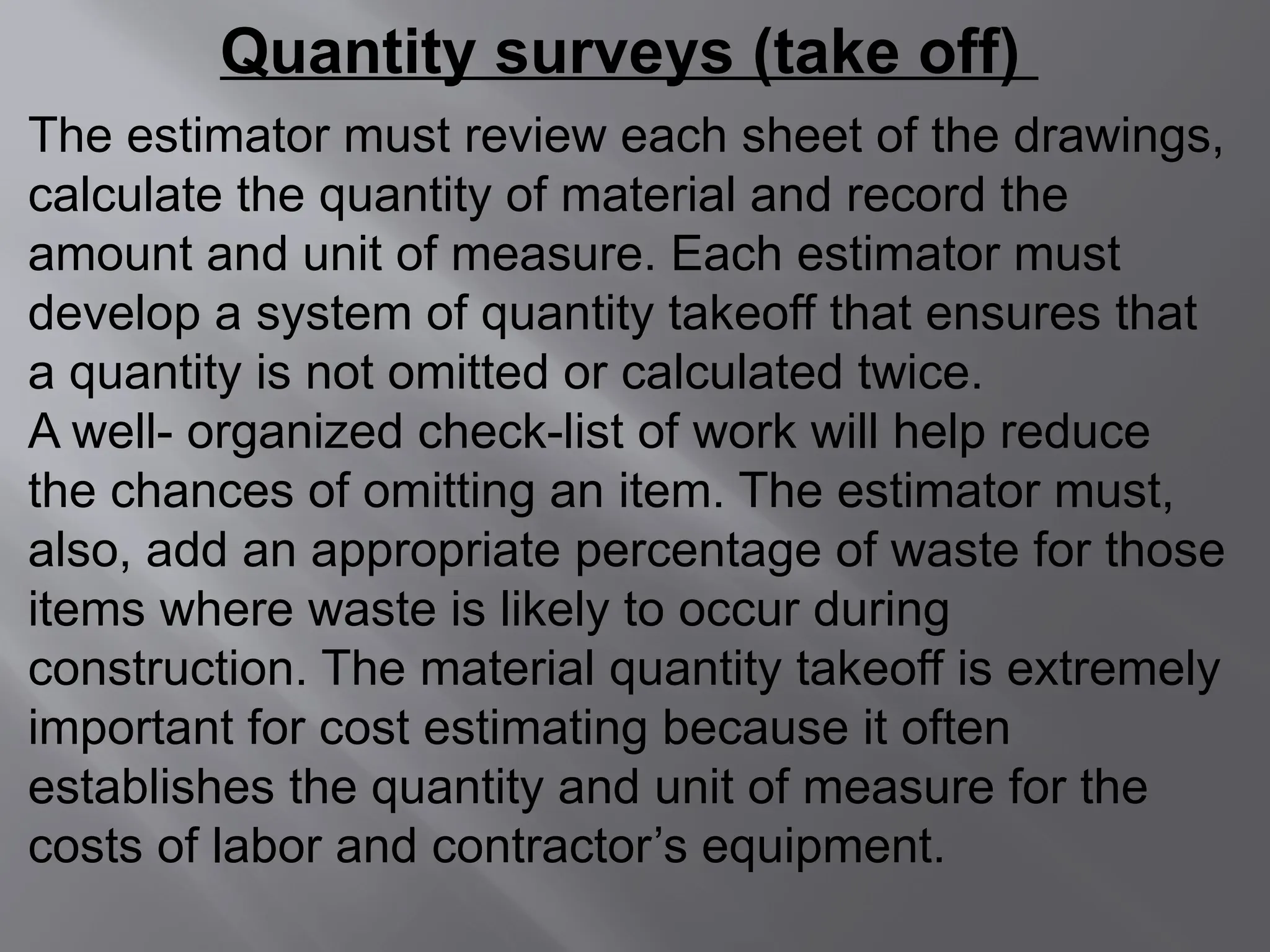Cost Estimation for civil engineering .pptx