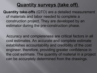 Cost Estimation for civil engineering .pptx