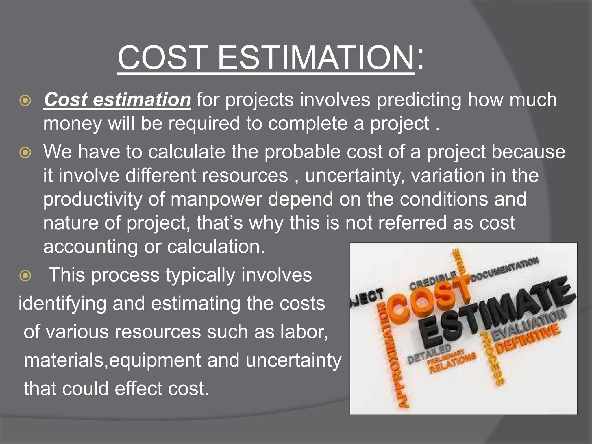 COST ESTIMATION FOR A RESEARCH PROJECT.pptx