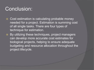 COST ESTIMATION FOR A RESEARCH PROJECT.pptx