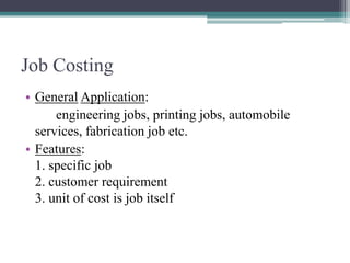 hybrid Costing process costing contract costing h | PPTX