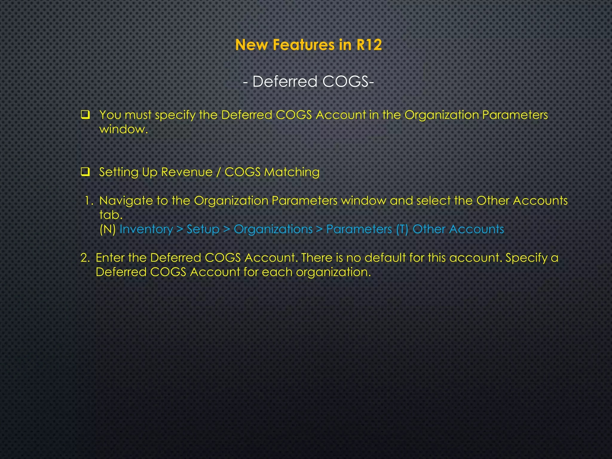 Oracle R12.1.3 Costing Overview | PPTX