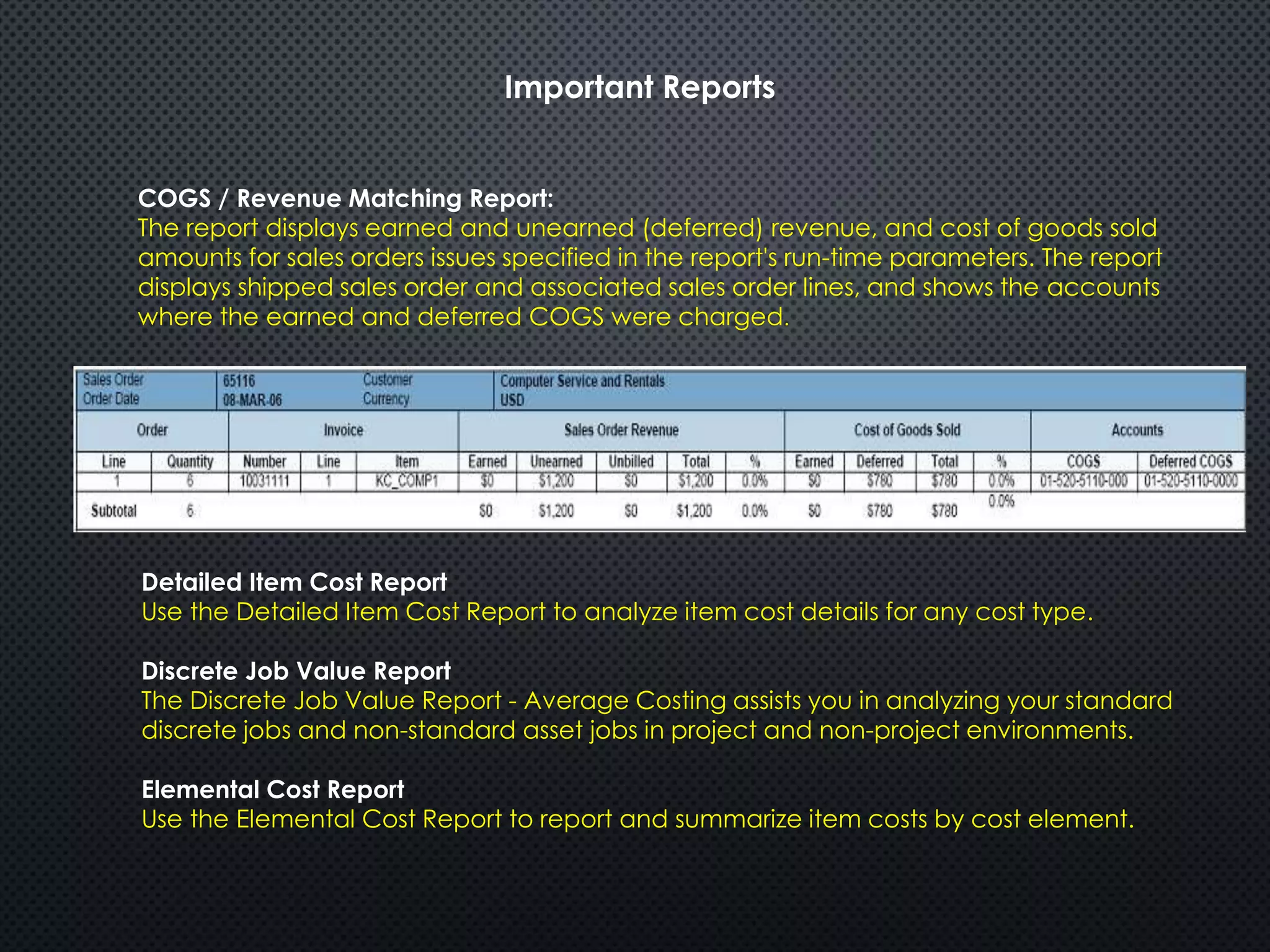 Oracle R12.1.3 Costing Overview | PPTX