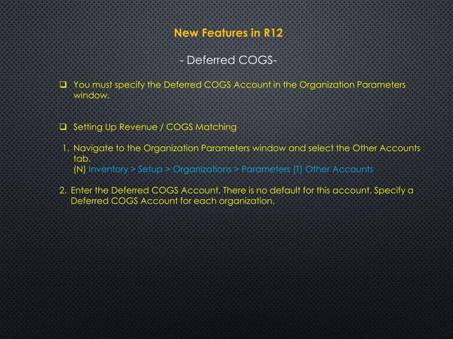 Oracle R12.1.3 Costing Overview | PPTX | Business Accounting & Finance ...