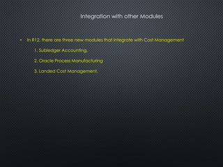 Oracle R12.1.3 Costing Overview | PPTX