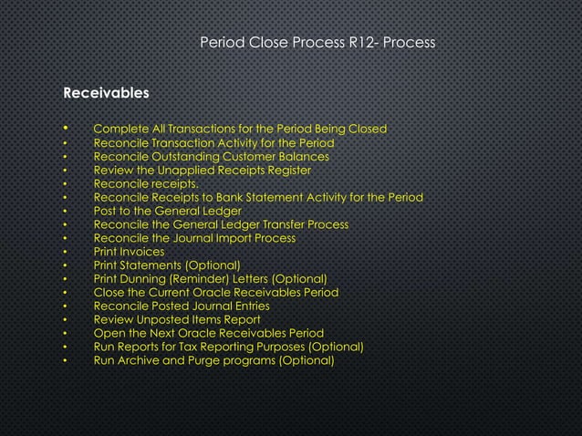 Oracle R12.1.3 Costing Overview | PPTX | Business Accounting & Finance ...