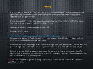 Oracle R12.1.3 Costing Overview | PPTX
