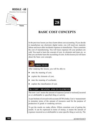 Costing | PDF