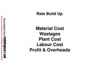 Costing for-civil-engineering-project | PPT