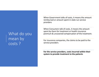 Costing for Hospitals - How to arrive at service level cost ? | PDF