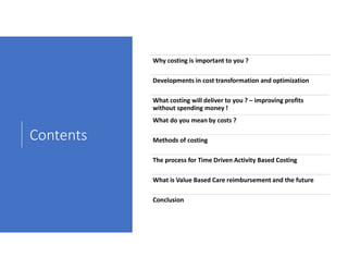 Costing for Hospitals - How to arrive at service level cost ? | PDF