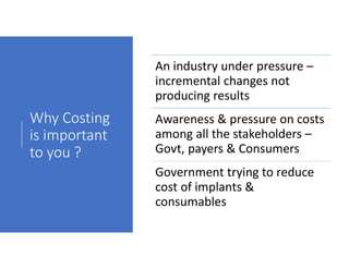 Costing for Hospitals - How to arrive at service level cost ? | PDF
