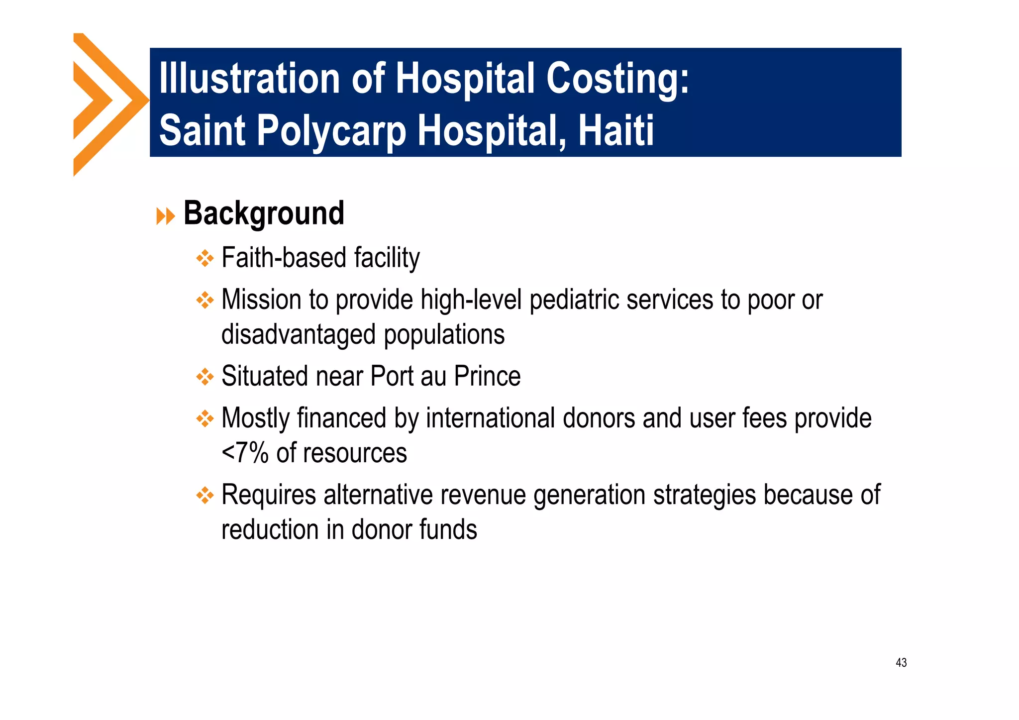 Hospital Costing Training Presentation | PDF