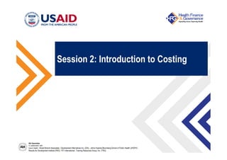 Hospital Costing Training Presentation | PDF