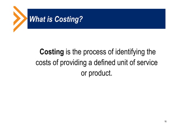 Hospital Costing Training Presentation | PDF
